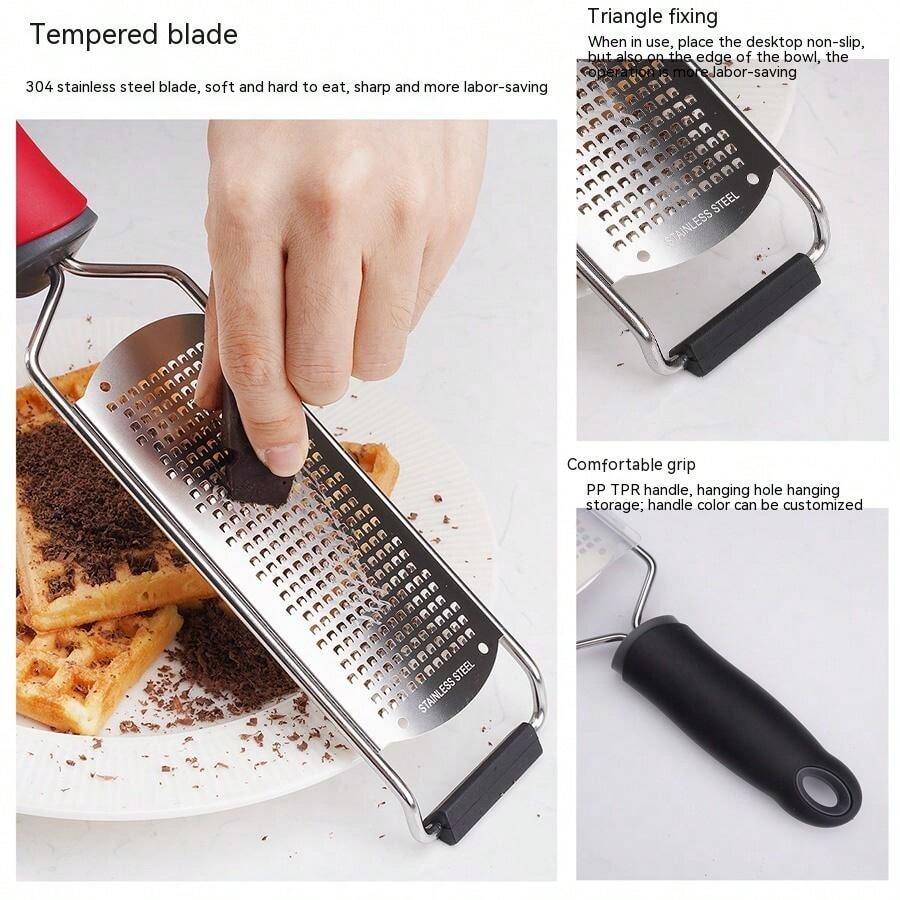 Lemon Zester, Heavy Duty Cheese Grater And Vegetable Slicer - Parmesan ...