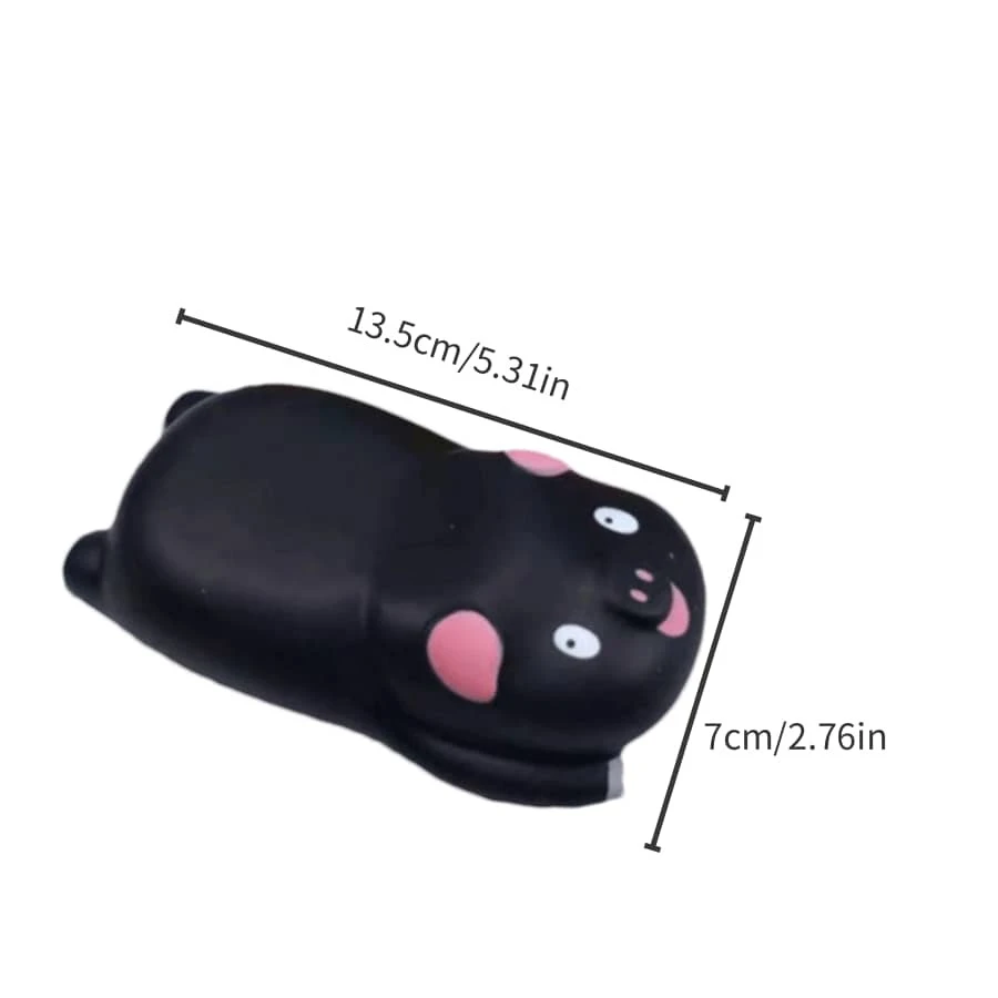 Slow Rebound Heart-Shaped Ergonomic Memory Foam Pig Wrist Rest Mouse ...
