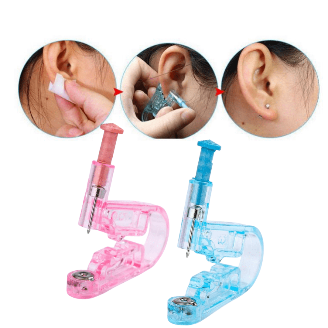 1pc First Generation Medical Grade Sterile Ear Piercing Gun, Disposable ...