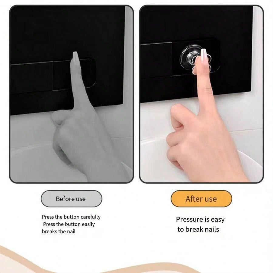Minimalist Toilet Flush Push Button, Specialized Bathroom Water Tank ...