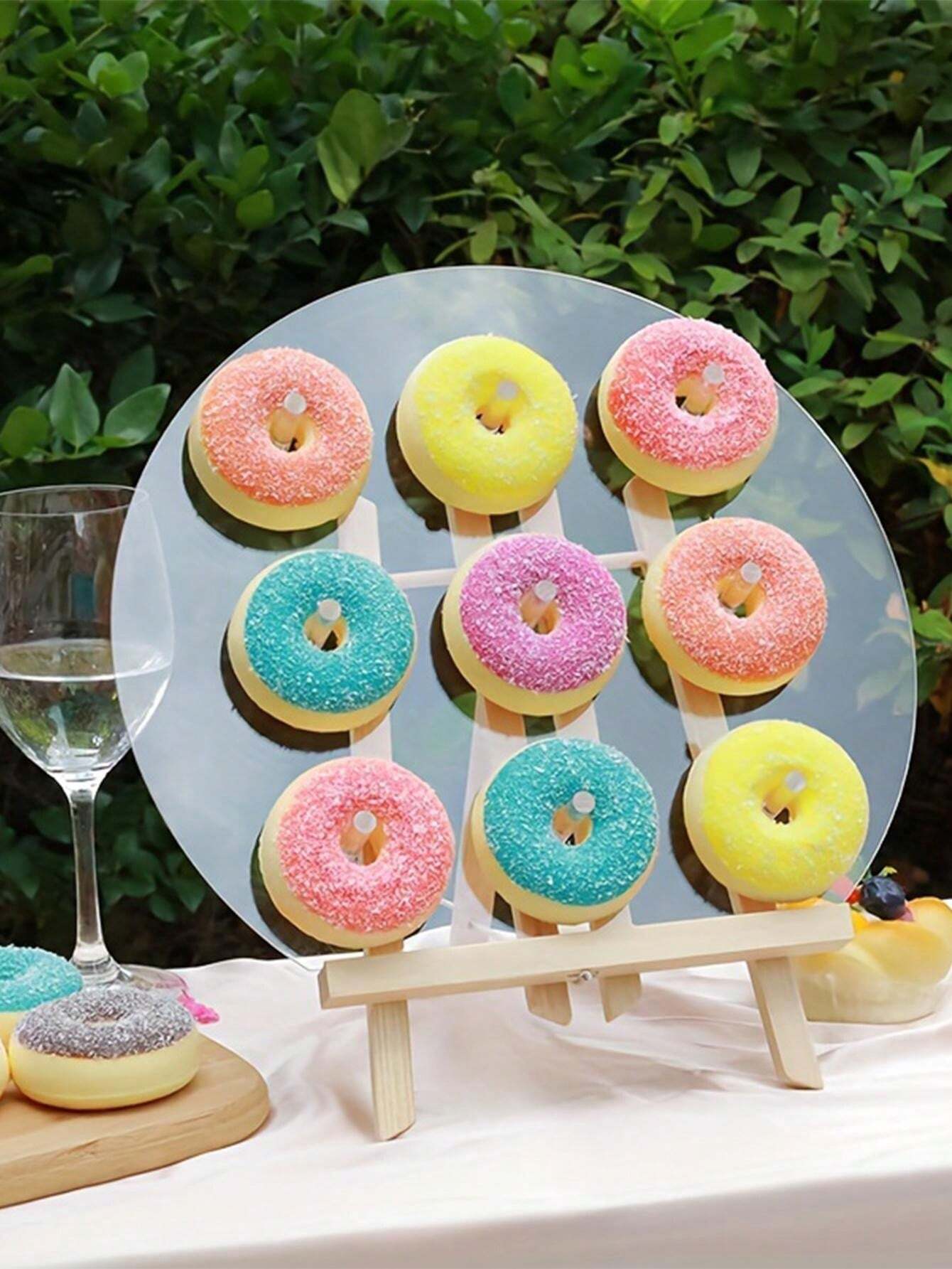 1 Set Acrylic Clear Donut Display Stand For Wedding Party, Ins Style ...