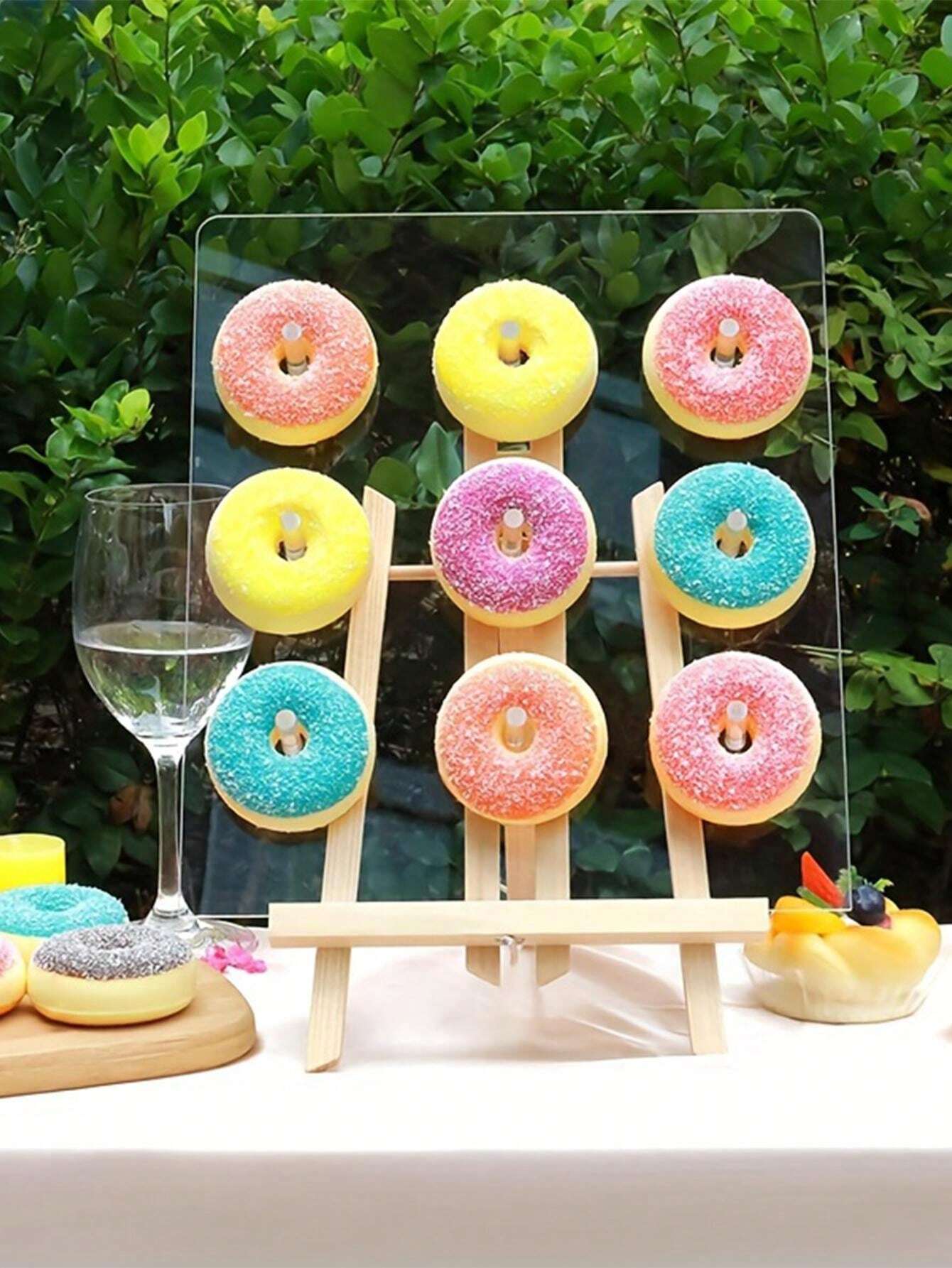 1 Set Acrylic Clear Donut Display Stand For Wedding Party, Ins Style ...