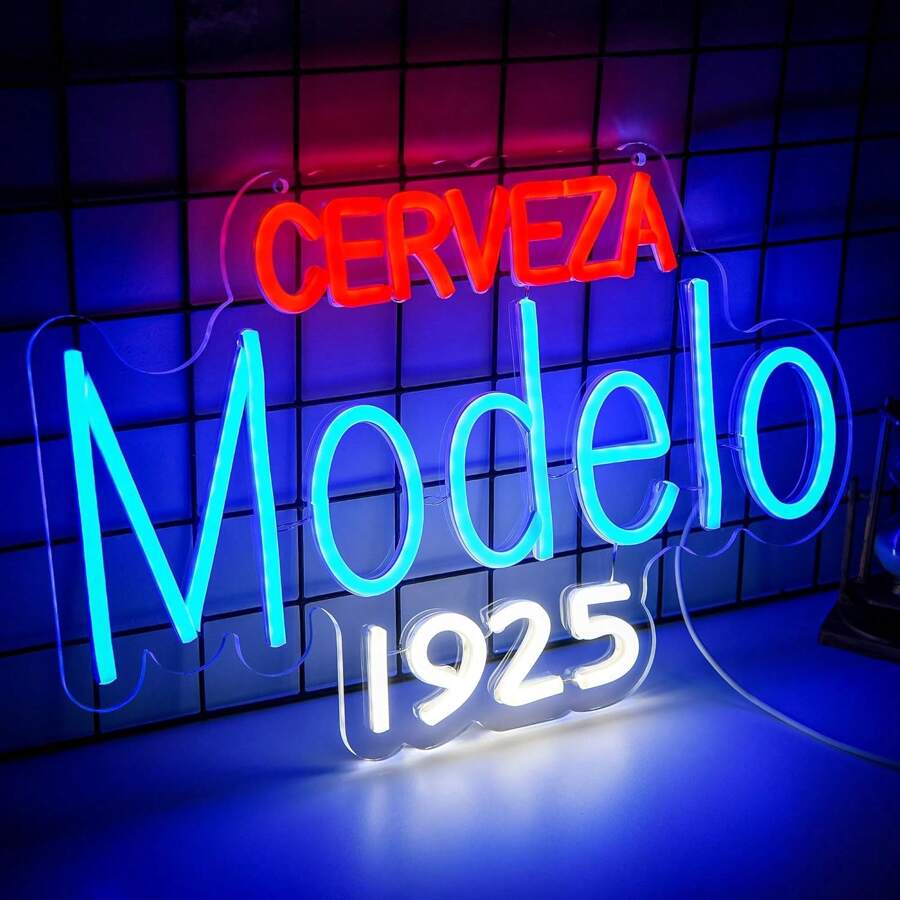 Beer Neon Sign For Wall Decoration,Premium Acrylic LED Neon Hanging ...