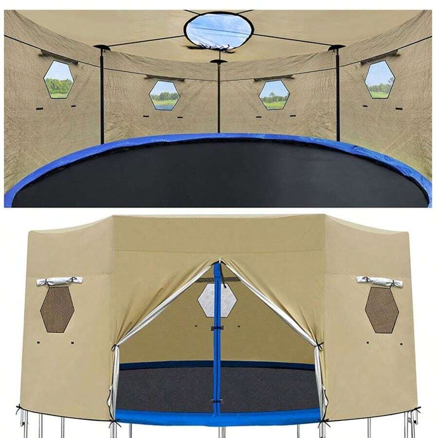 10 FT/16 FT Trampolinzelt, passend für 10 FT/16 FT Trampoline mit ...