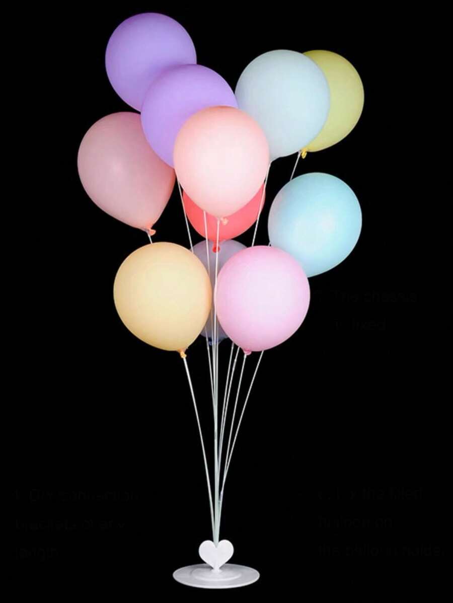 11-Head Table Floating Balloon Floor-Standing Birthday Party Holiday ...