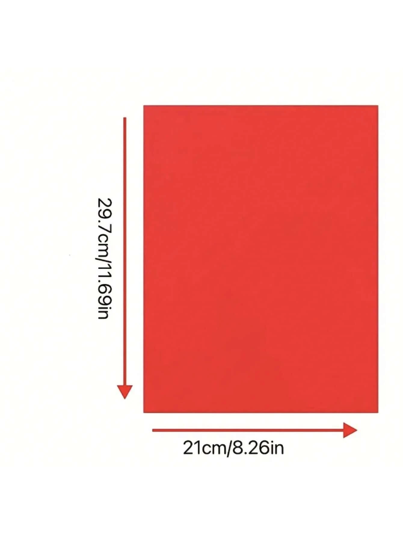 100 Sheets Colored Paper, Colored A4 Copy Paper, Crafting Decorating ...