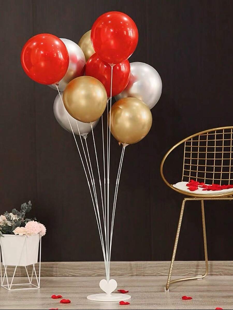 11-Head Table Floating Balloon Floor-Standing Birthday Party Holiday ...