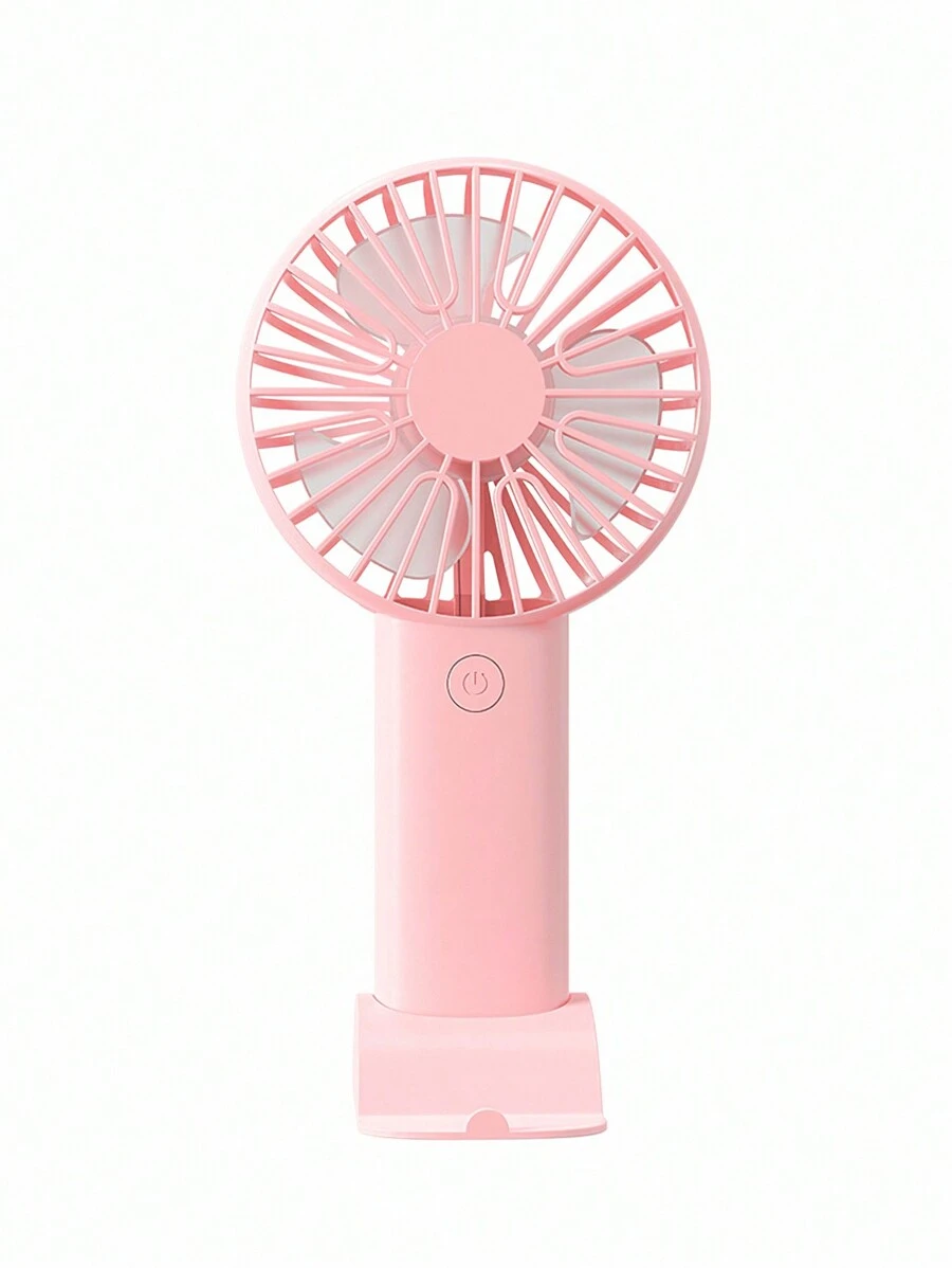 Handheld Small Fan Mini Portable USB Charging Fan With Phone Holder ...