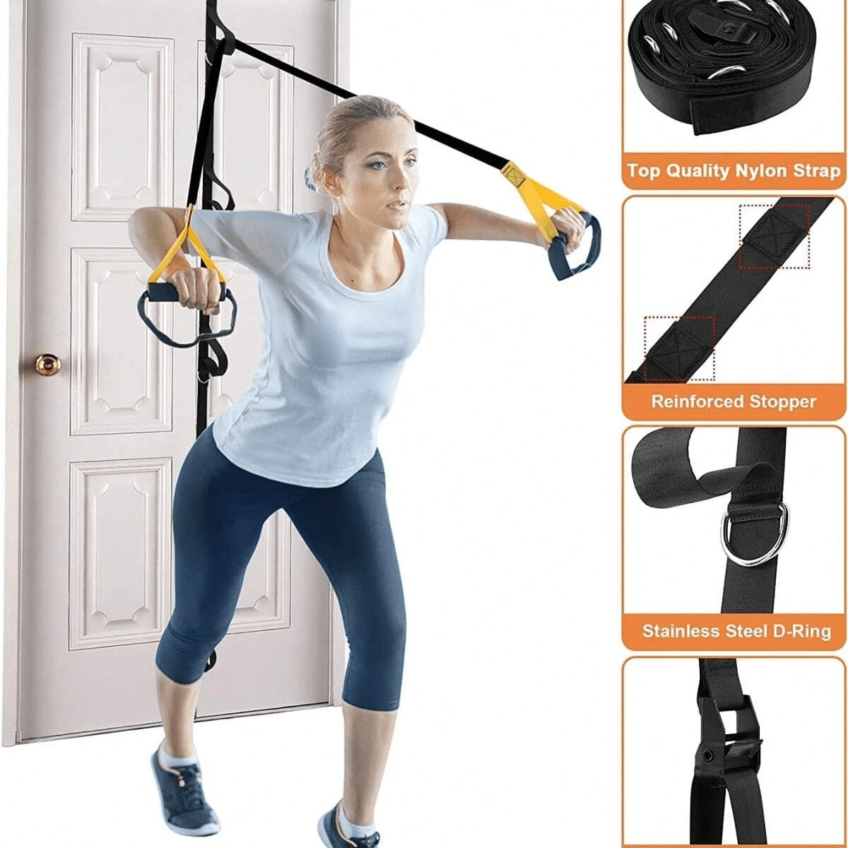 Resistance Belt Door Fixing Strap, Portable Fitness Belt Fixing Strap ...