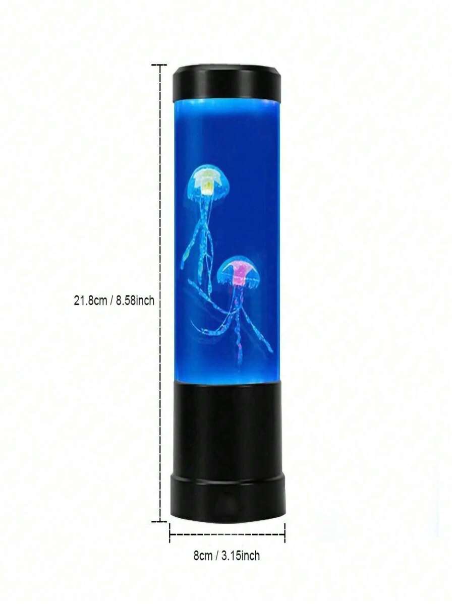 Color-Changing LED Jellyfish Lava Lamp Mini Aquarium Simulation ...