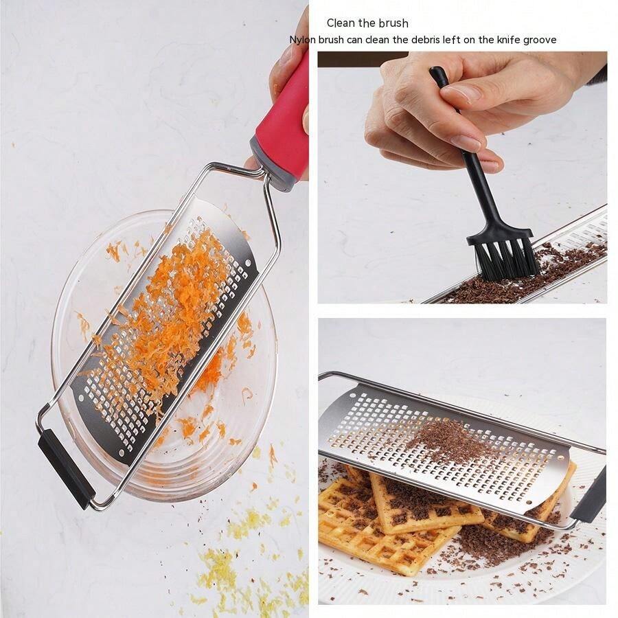 Lemon Zester, Heavy Duty Cheese Grater And Vegetable Slicer - Parmesan ...