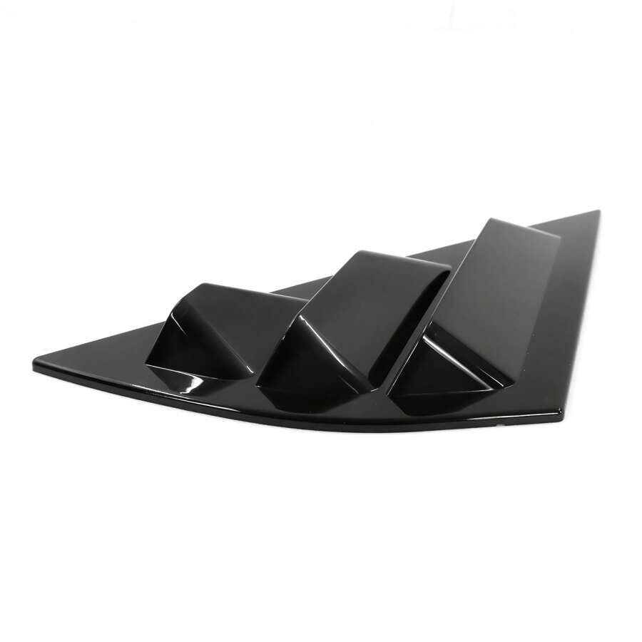 Window Louvers Fit 2021 2023 Fords Mustang Mach E 2pcs Rear Side Window Louver Scoop 3 Vent