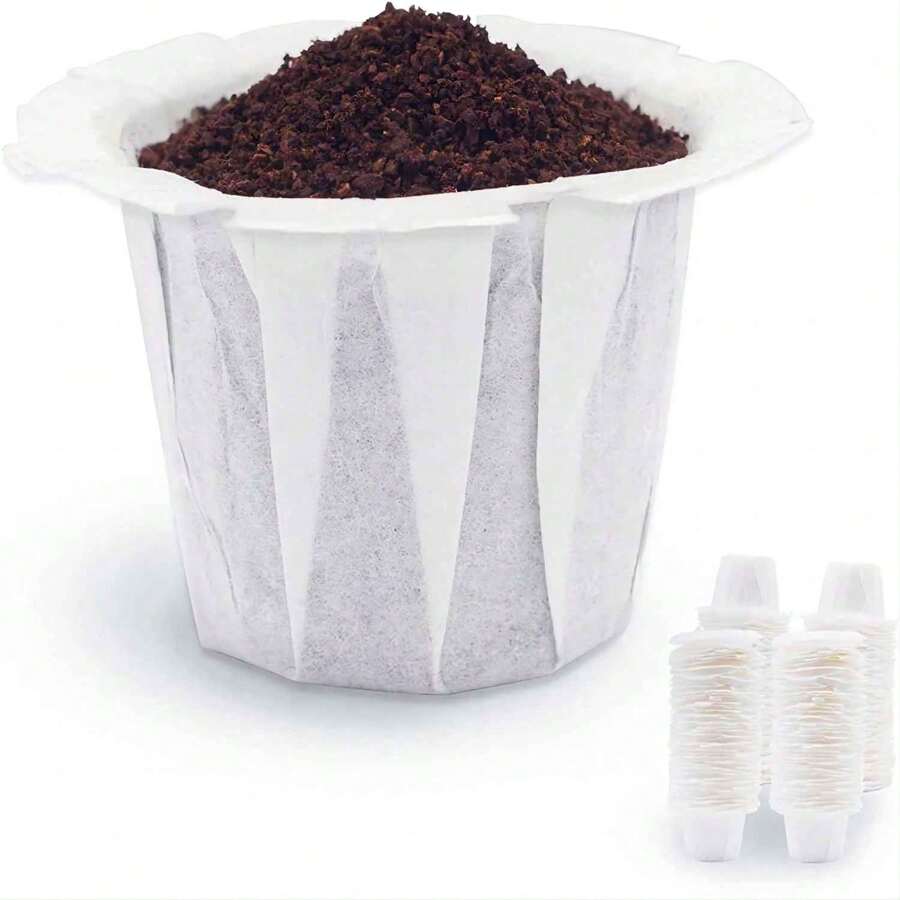 Disposable Coffee Filters, 50 Counts Coffee Filter Paper For Brewers ...