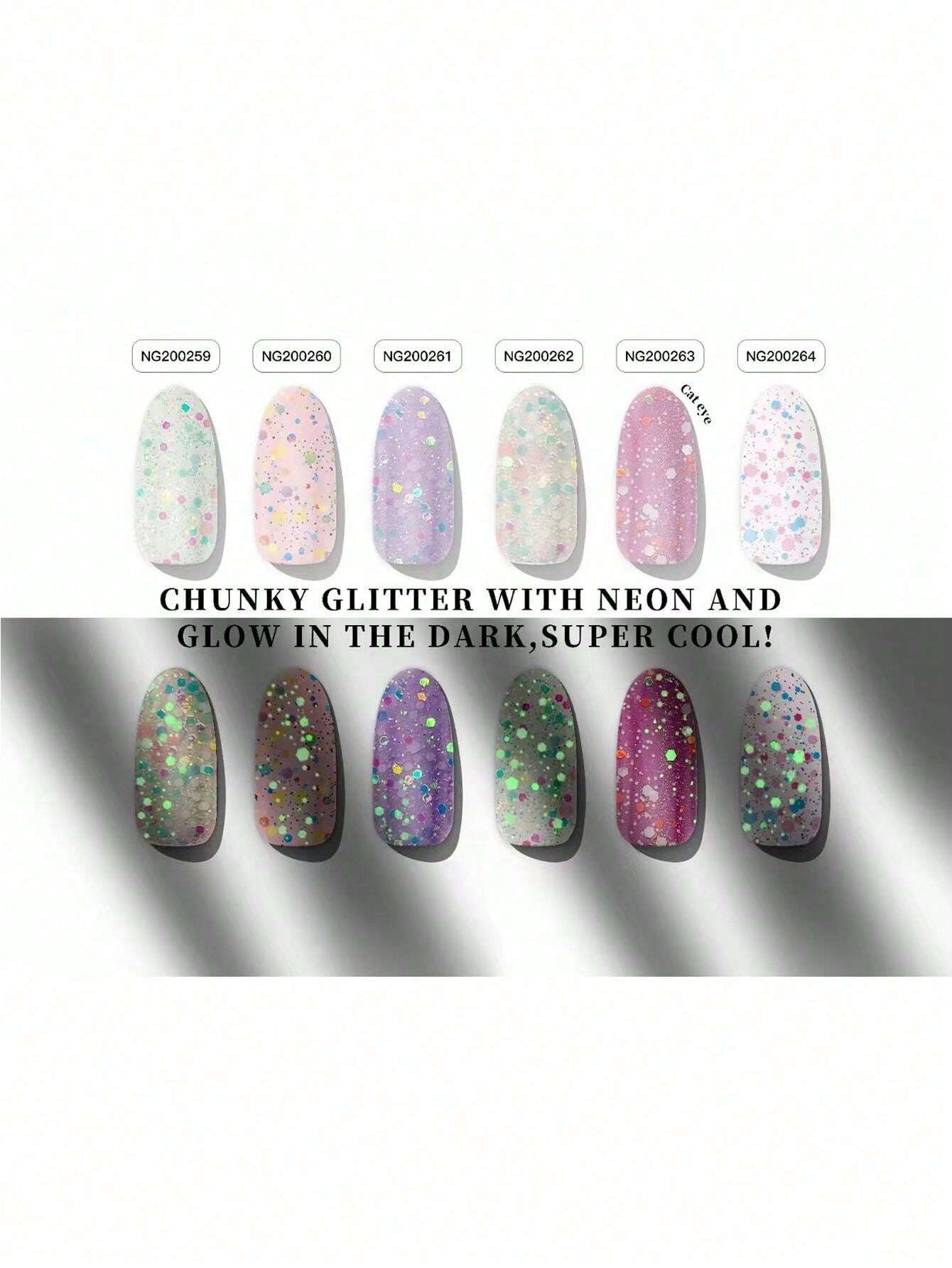 1 Boîte d'autocollants pour ongles en gel UV longue durée, autocollants ...