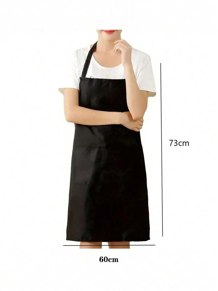 1pc Chef Apron, Anti-Stain And Waterproof, With Neck Strap For Summer ...
