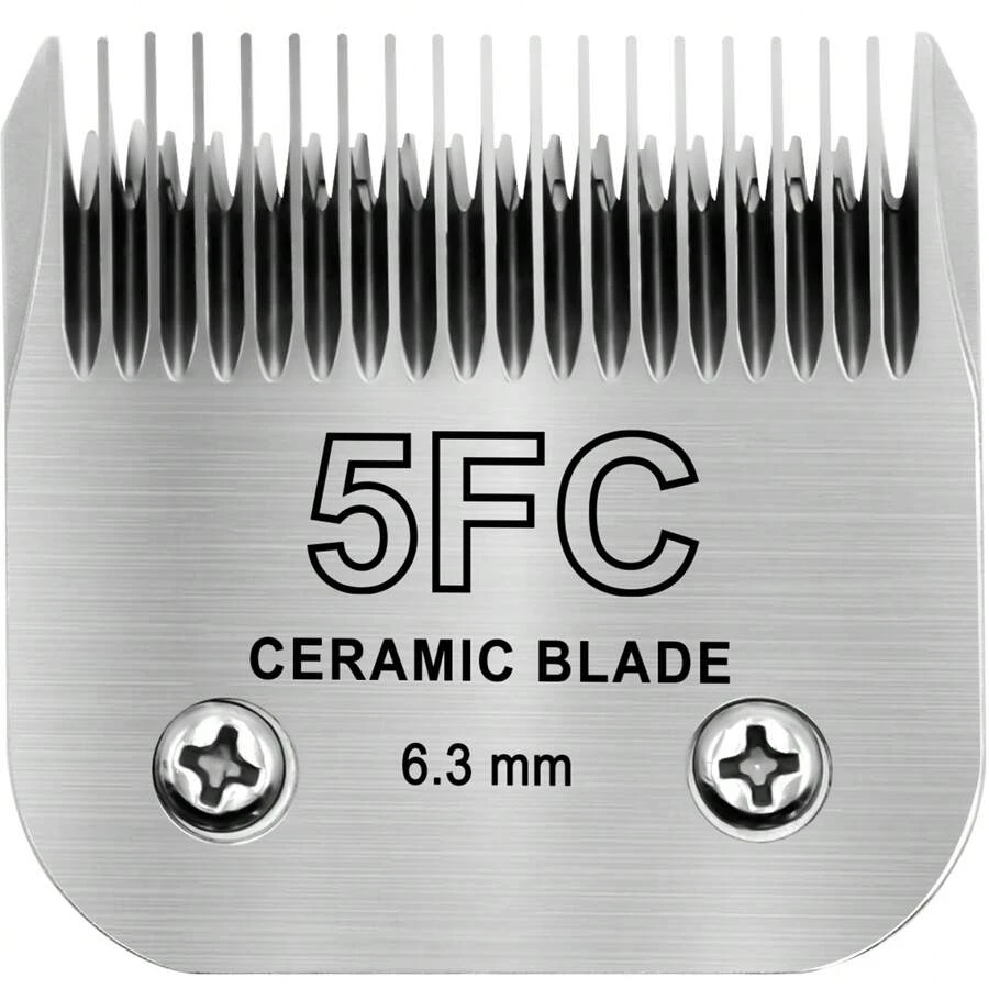 5FC Ceramic Dog Clipper Blade, Compatible With Andis/Wahl/Oster, Pet ...