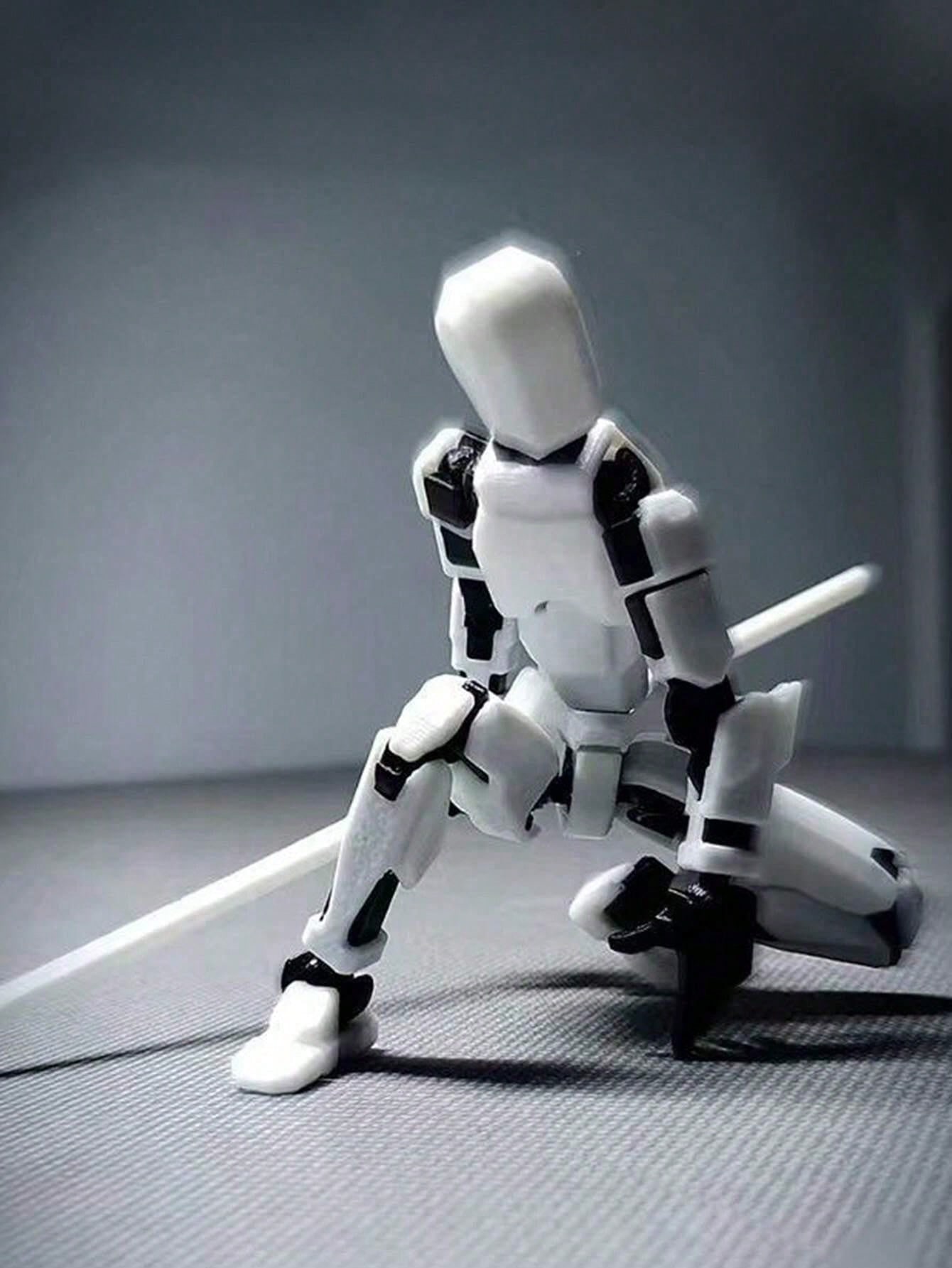 1 Set Of Multi-Jointed Movable Robot Dolls, Can Pose Various Cool ...