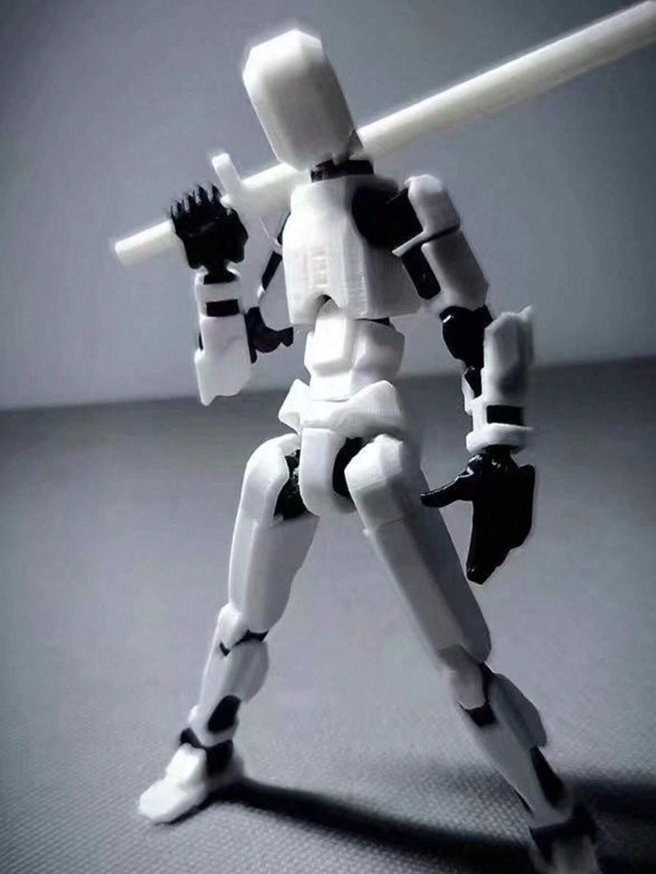 1 Set Of Multi-Jointed Movable Robot Dolls, Can Pose Various Cool ...