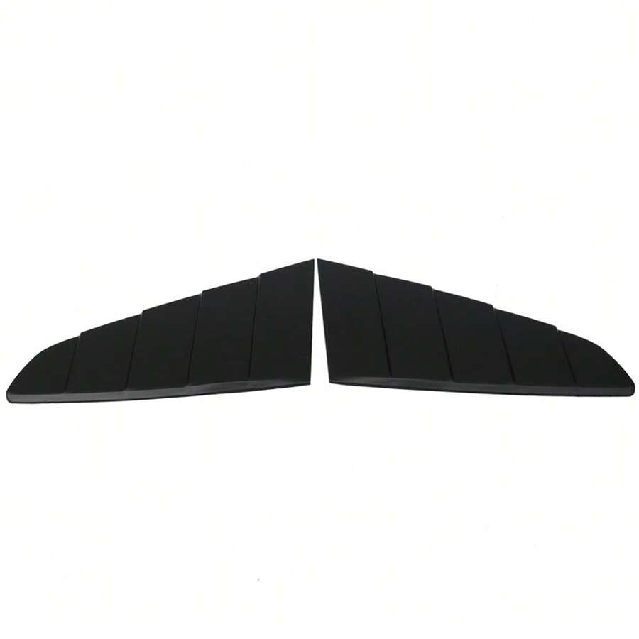 Window Louvers Fit 2015-2023 Fords' Mustang, Rear Side Quarter Window Louvers Scoops Unpainted ...
