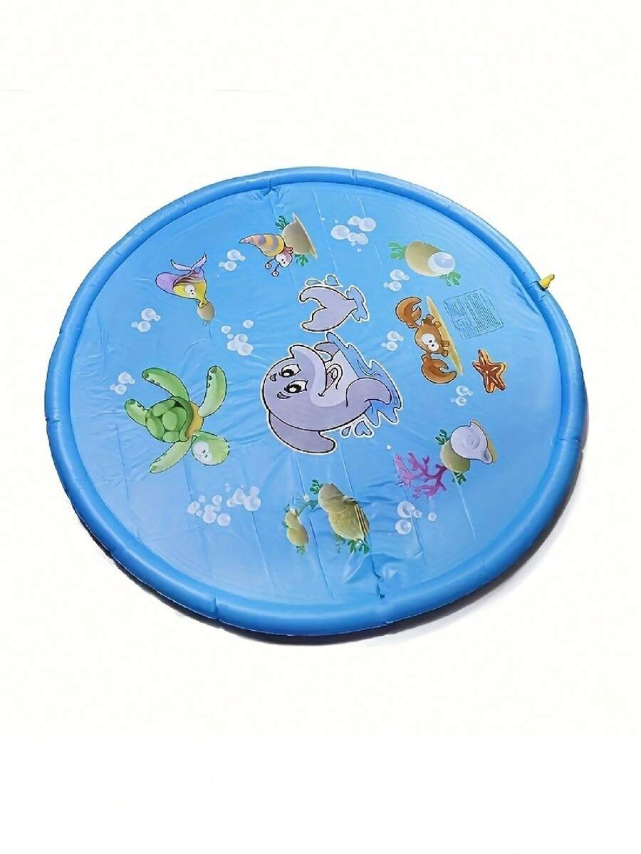 Outdoor Water Spray Mat, PVC Inflatable Splash-Proof Mat, Outdoor Lawn ...