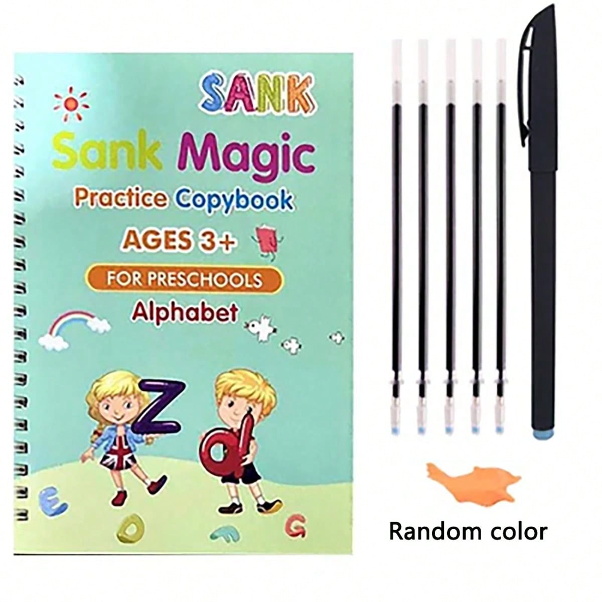 1PC SANK Copybooks Pen Magic Copy Book Free Wiping Writing Sticker ...