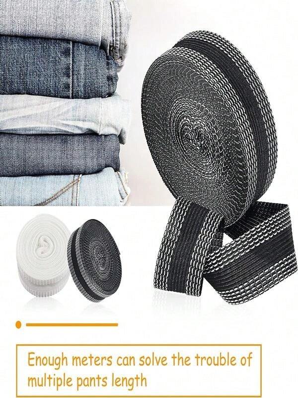 1Rolls/2Rolls Of Hemming Tape For Pants, 78.7 Inch Length White And ...