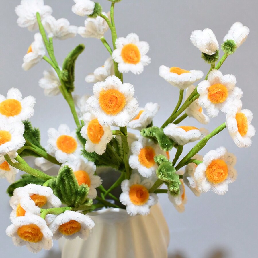 Pipe Cleaners Craft Supplies DIY Chenille Stems Daisy Flower Bouquet ...