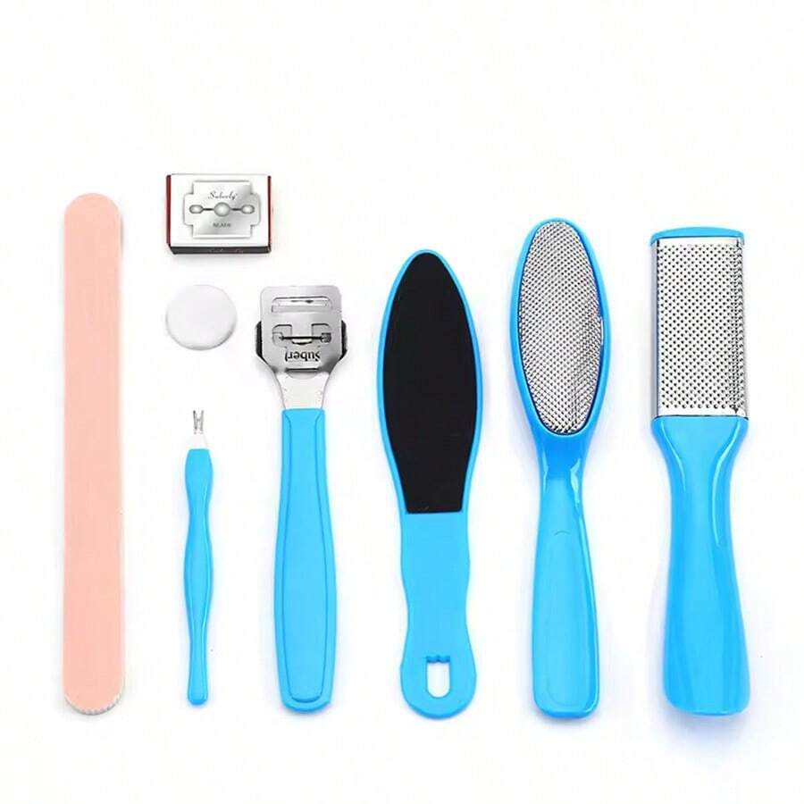 8pcs Foot Care Octopus Fish Eye Callus Remover Tool Set, Includes Heel ...