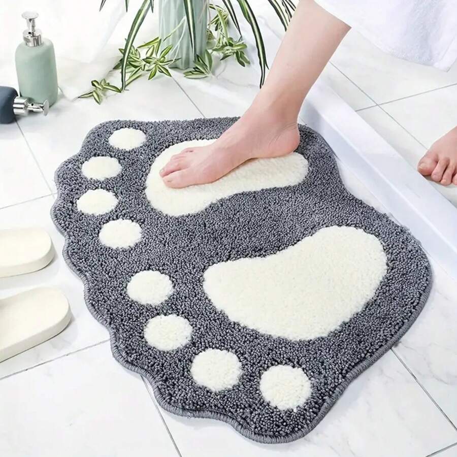 1pc Bathroom Rugs Mats Water Absorbent Non-Slip Mat Used In Bathroom ...