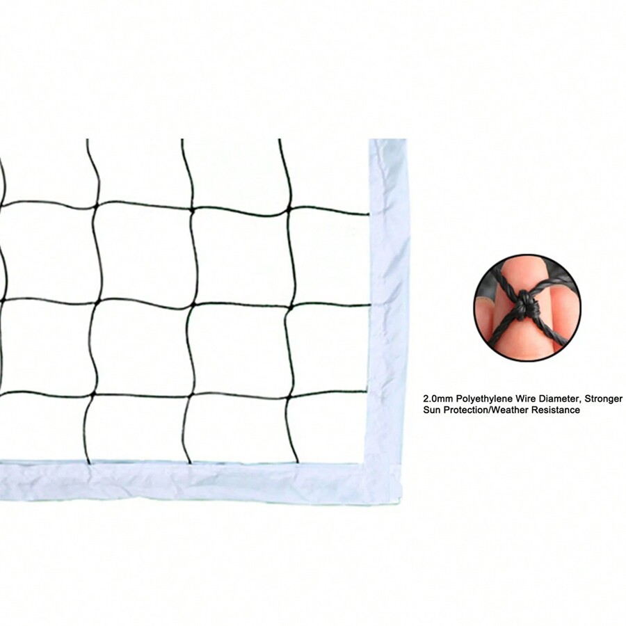 1pc Sports Replacement Volleyball Net With High Strength Cable ...