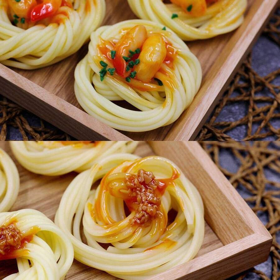[Fake Food Model]Artificial Spaghetti Model Noodles Food Pasta Model ...