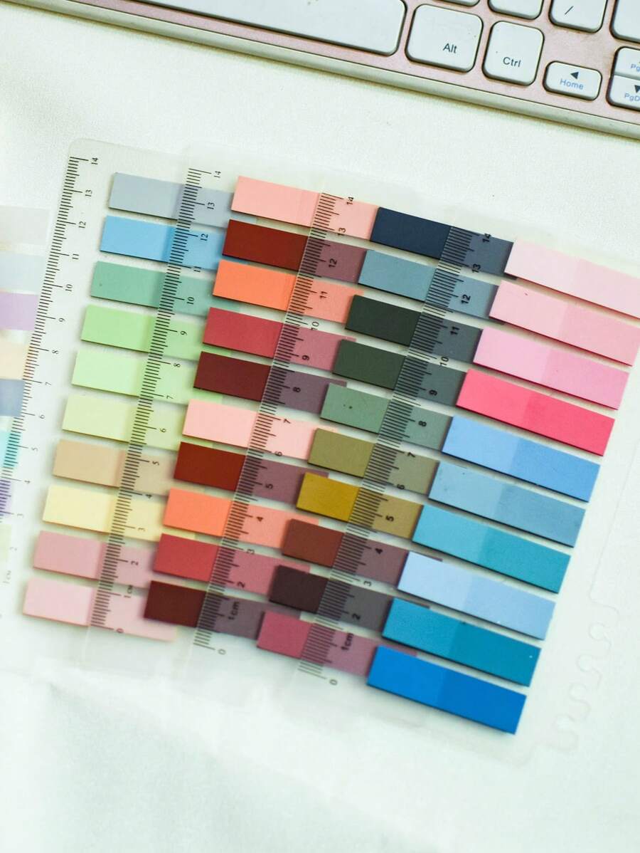 800pcs 4 Styles Vintage-Style PET Transparent Index Stickers ...