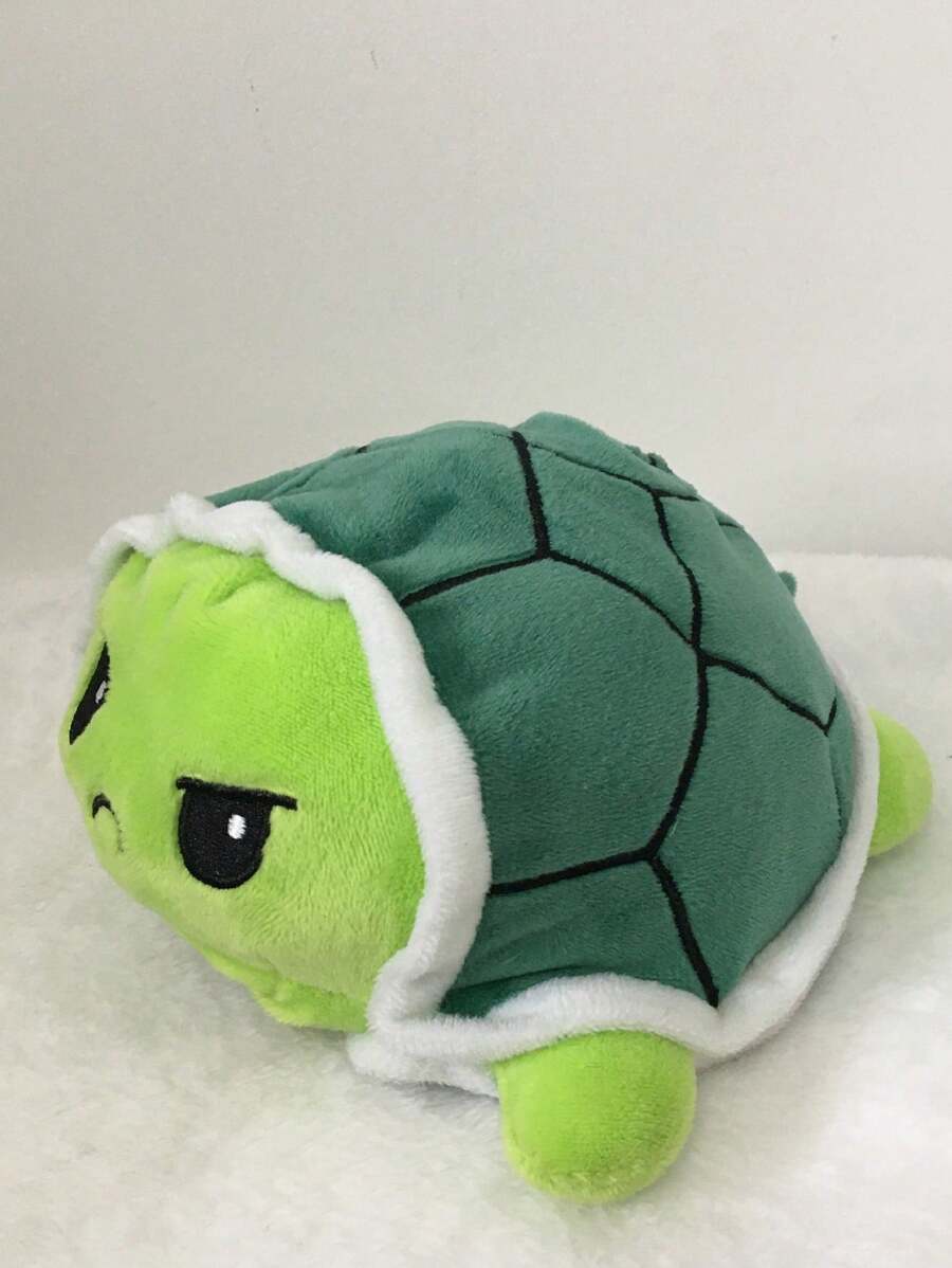 1pc Reversible Turtle Plush Toy With 2 Expressions, Interesting Toy ...