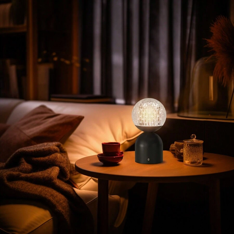 Single Modern-Style Creative Rechargeable, Touch Dimming Decorative Table Lamp, Desktop Decor ...