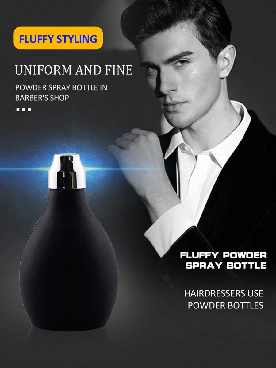 1pc Hairdressing Powder Puff Spray Bottle For Body Talc, Rubber Air ...