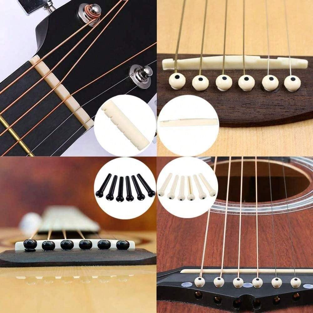 65PCS Guitar Accessories Kit, Acoustic Guitar Changing Tool, Including ...