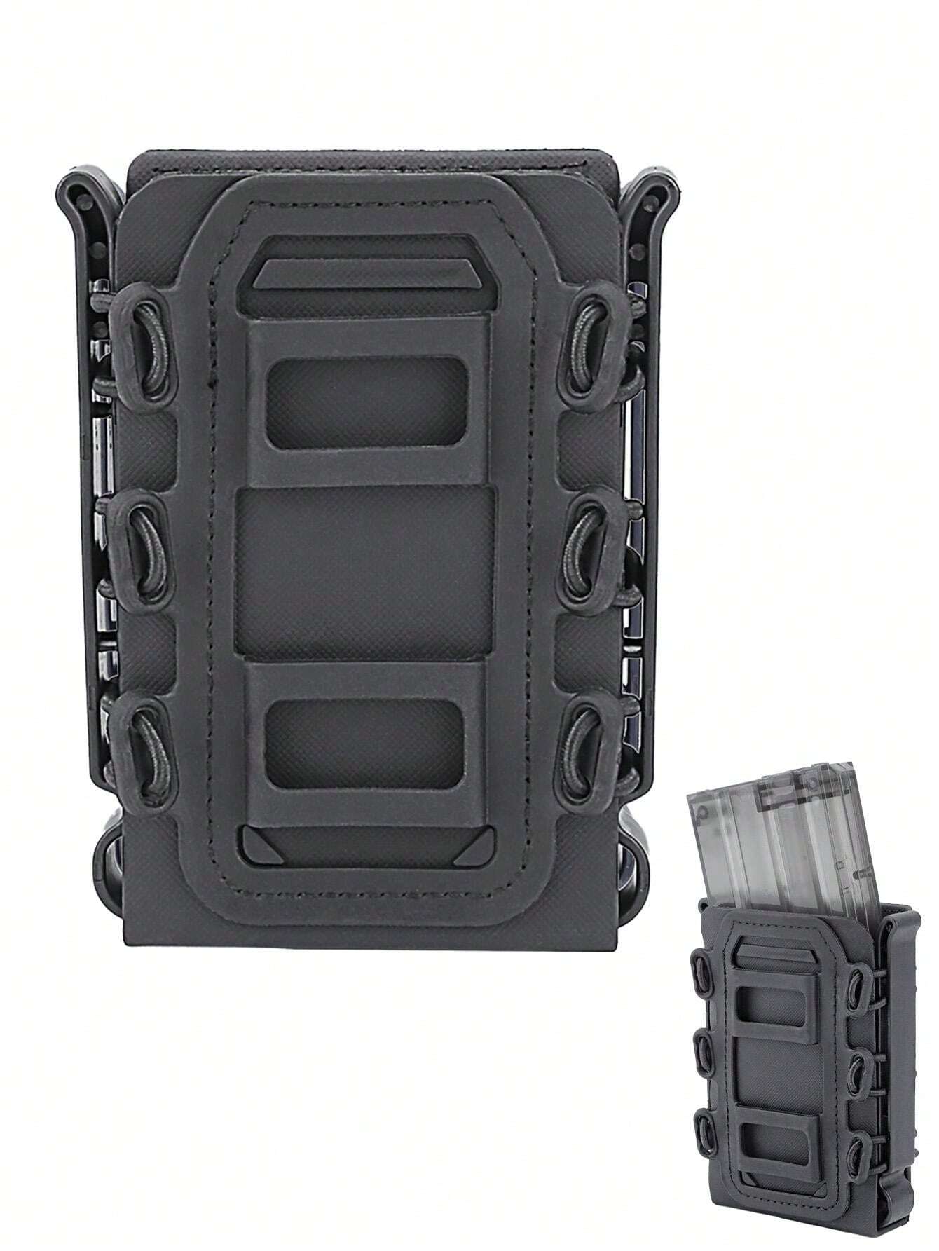 Tactical Hunting 5.56 Magazine Pouch Carrier Fast Mag Flexible Molle ...
