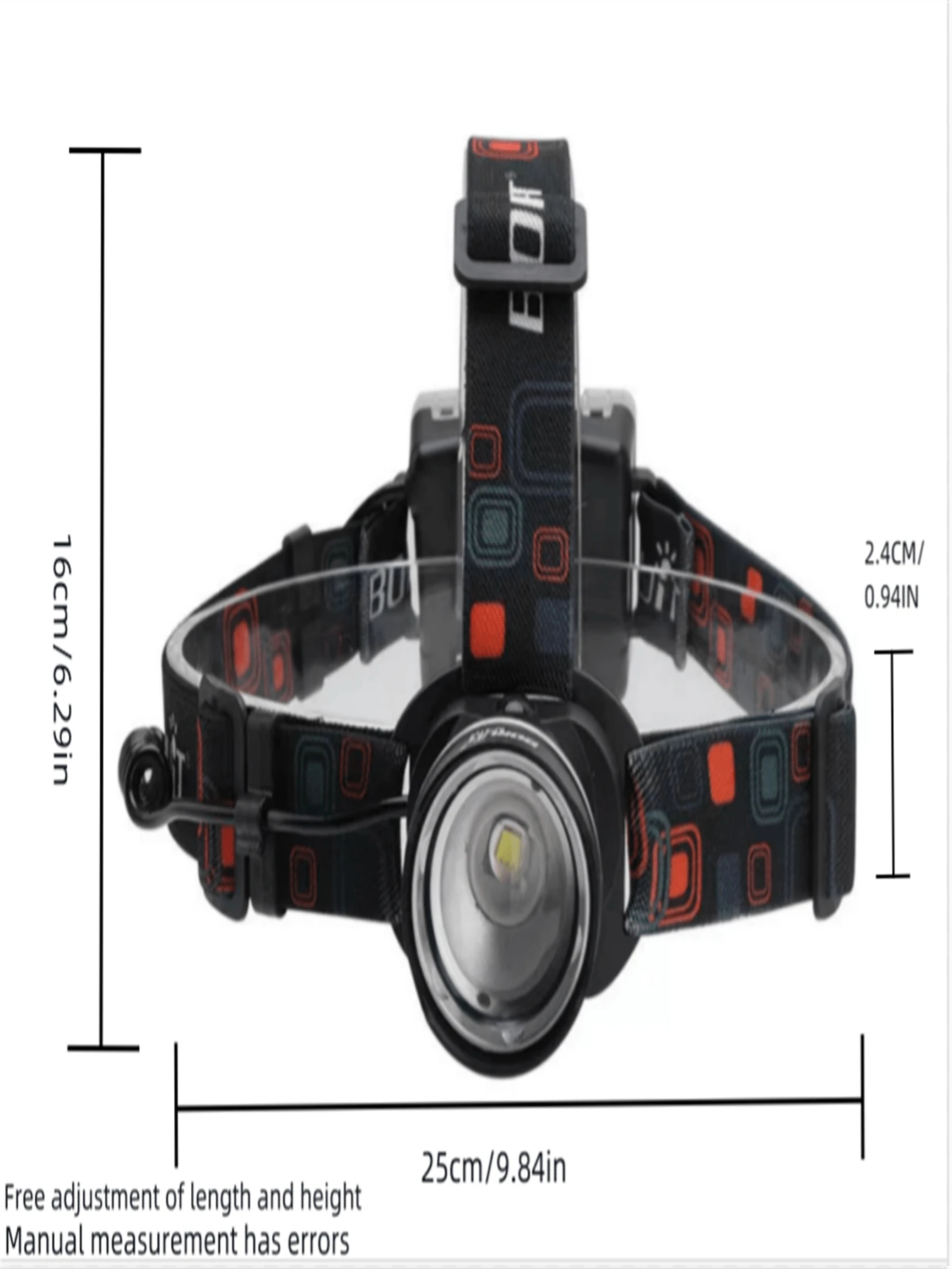 High Intensity Lightweight Headlamp For Construction, Night Fishing ...