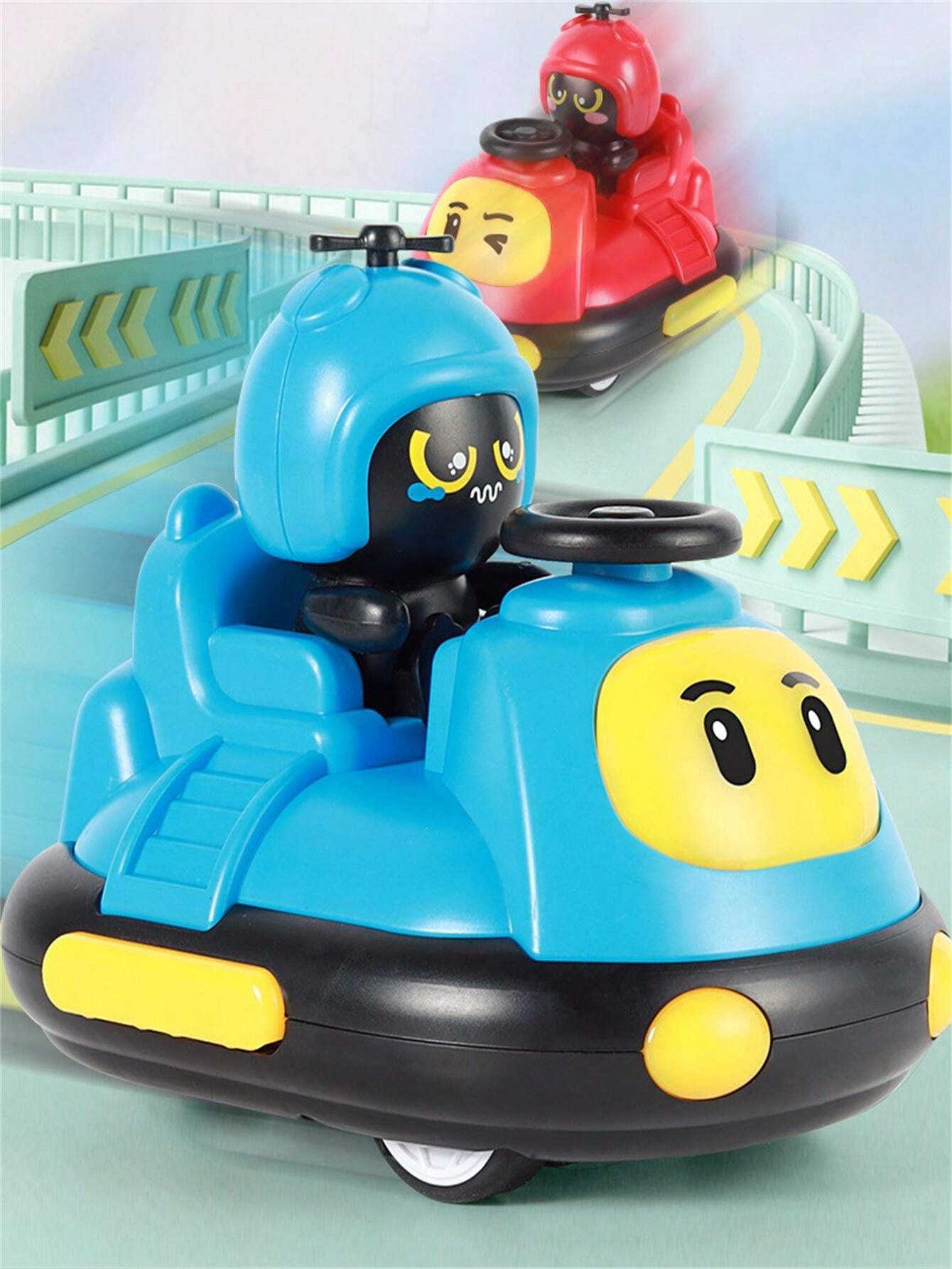 A Battle RC Kart, RC Bumper Car Toy That Supports Multiplayer Battles ...