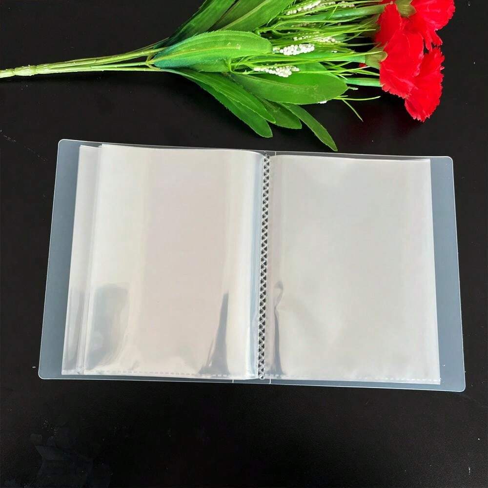 40 Pockets Folder Book With Plastic Sleeves, Presentation Book With ...