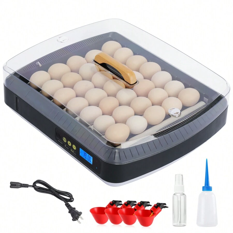 35-Egg Incubator With Automatic Egg Turning, 80W Incubators For ...