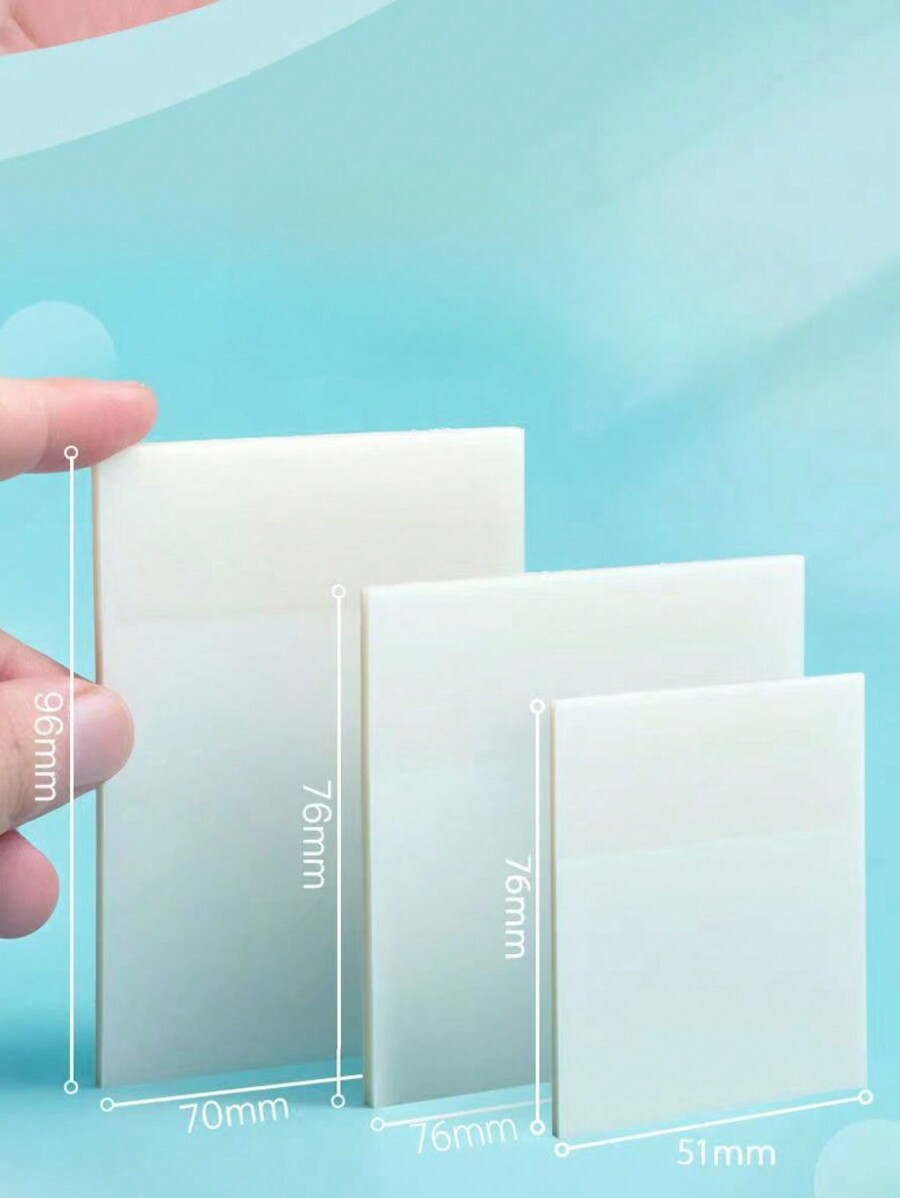 A Set Of Transparent Sticky Notes With High Aesthetic Value Student ...