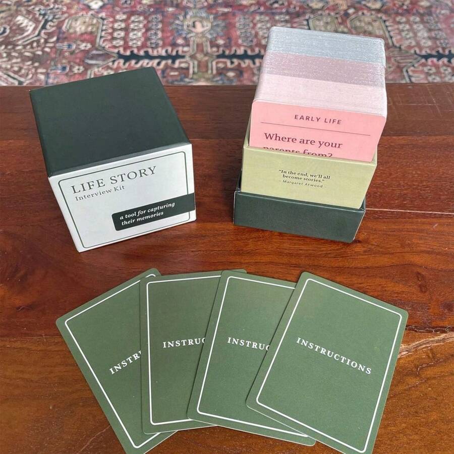 150pcs Life Story Interview Kit Cards,Life Story Interview Kit, Get To ...