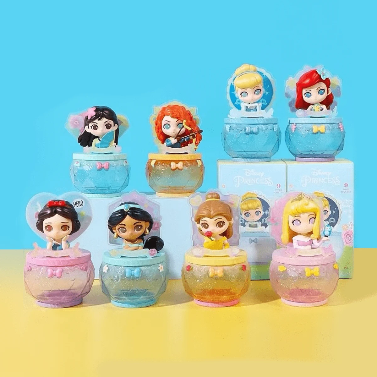 Miniso Disney Princess Series Ornamant,Fantasy Flower Gift Theme ...