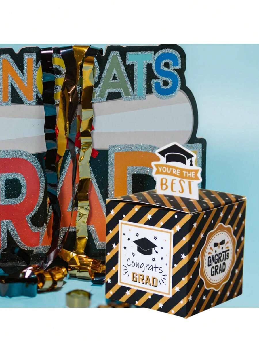 10pcs Graduation Cap Candy Boxes Graduation Party Favors Graduation ...