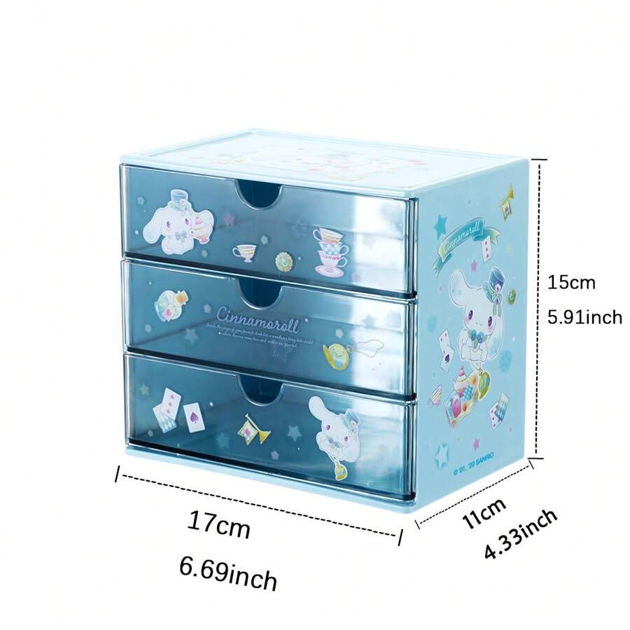 Miniso Sanrio Characters Drawing Storage Box Is Suitable For Storing ...