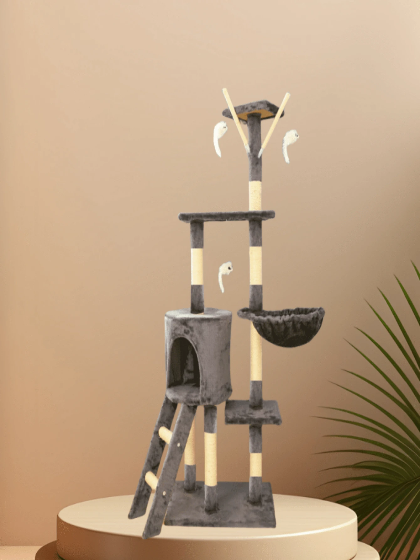 All-In-One Cat House & Tree Large Toy | SHEIN USA