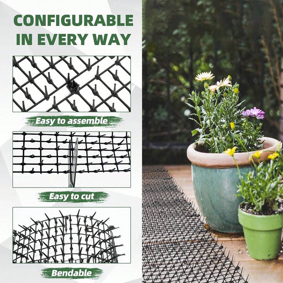 6.5ft Scat Mat For Cats With Spikes, Anti-Cats Network Digging Stopper ...