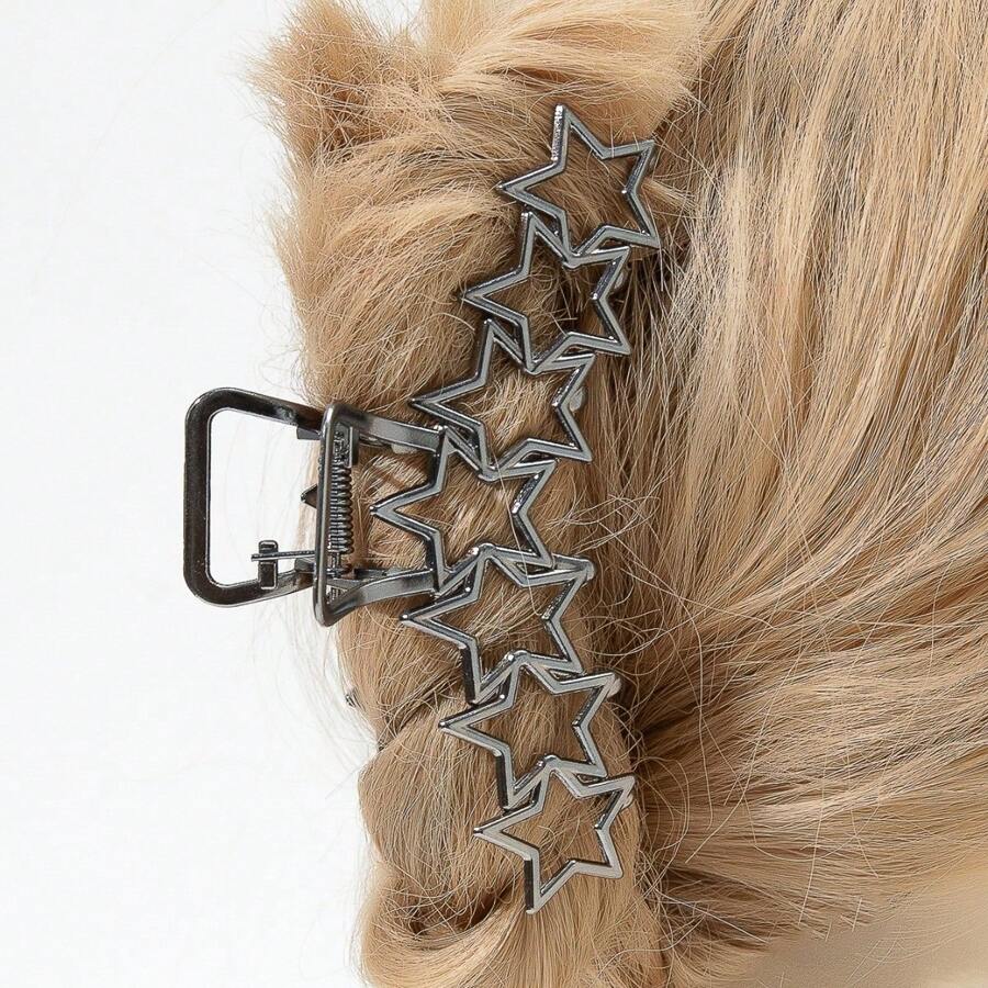 Elegant Star Shaped Hair Claw, Suitable For Ladies For Summer Casual ...