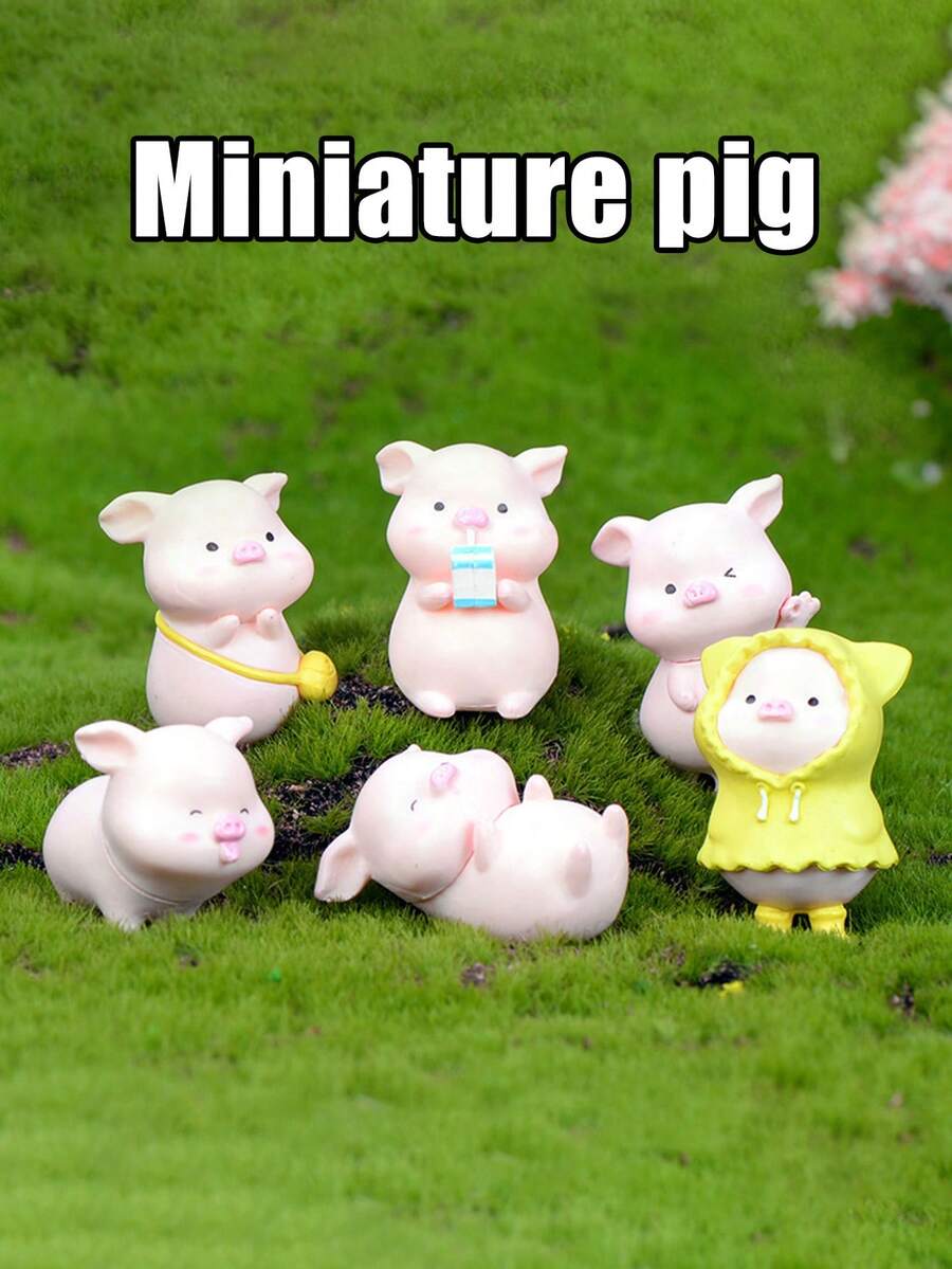 One Color Random Style Random Pig Model Blind Box - Randomly Sending ...